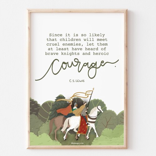 C.S. Lewis Quote Art Print - Etsy