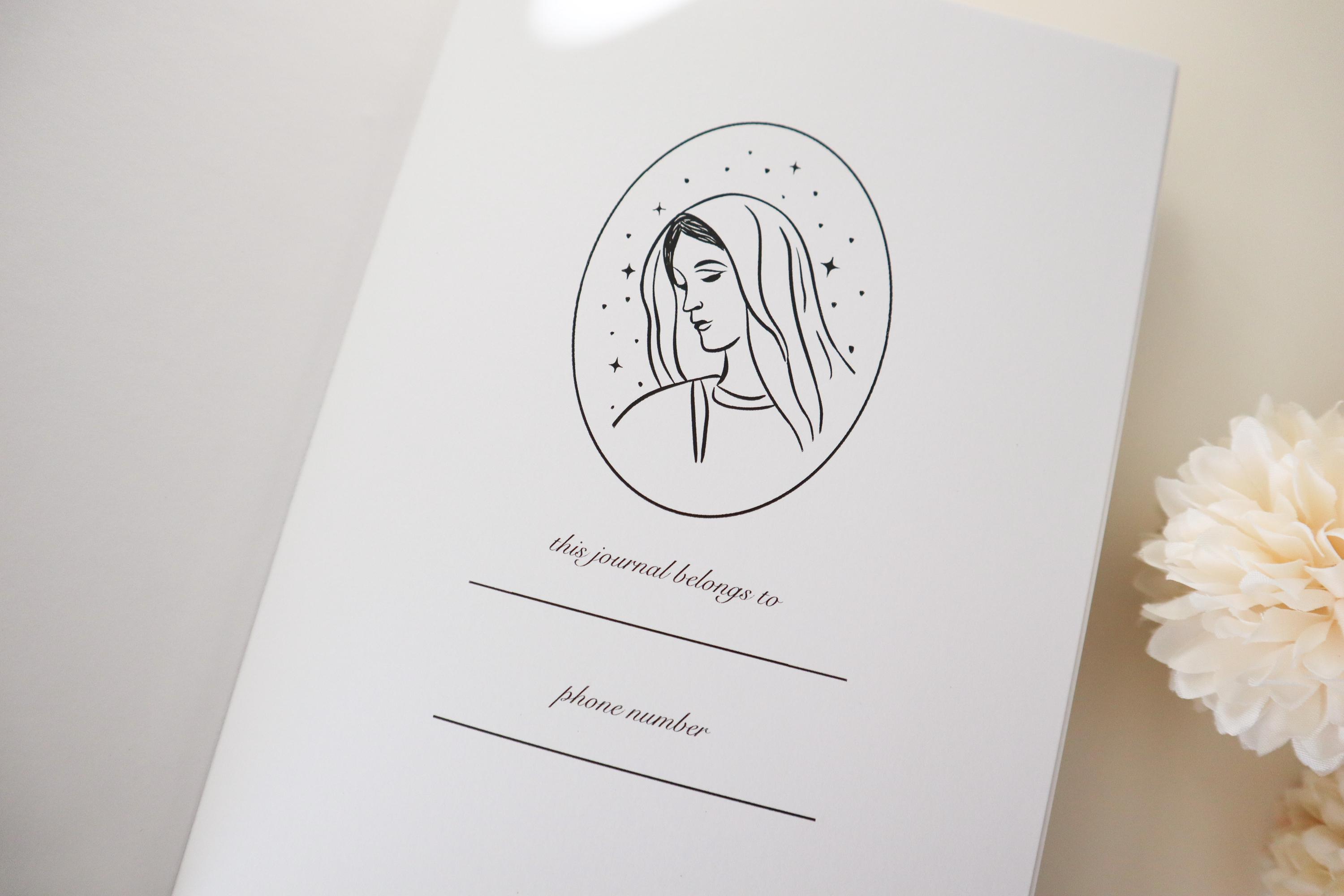 Catholic Journal: Blessed Mother, Leather Journal, Catholic Gift, Bible ...