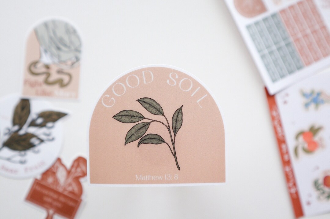 Catholic Sticker, Good Soil Vinyl Sticker, Catholic Gift, Matthew 13 ...