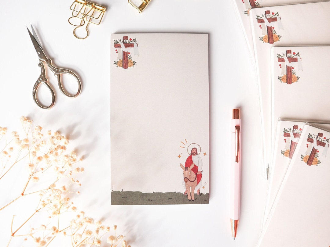 Jesus Notepad, Catholic Notepad, Christian Gift, First Communion ...