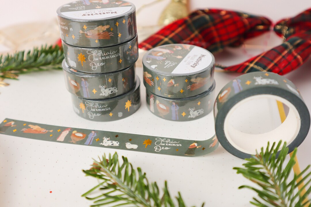 Nativity Washi Tape Catholic Washi Tape Christmas Washi - Etsy