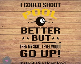 9 Ball Funny Billiardspool SVG Png Digital Printable | Etsy