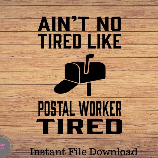Postal Worker Svg - Etsy