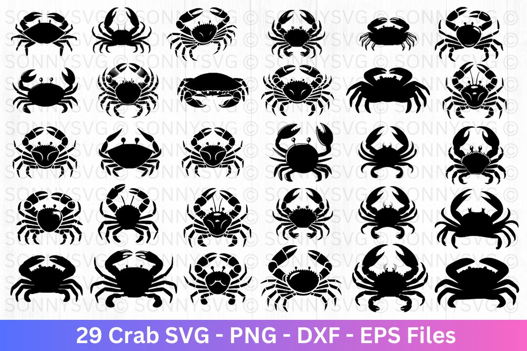 Crab SVG Bundle, Crab SVG, Crabs SVG, Crab Svg, Crab Clipart, Sea ...