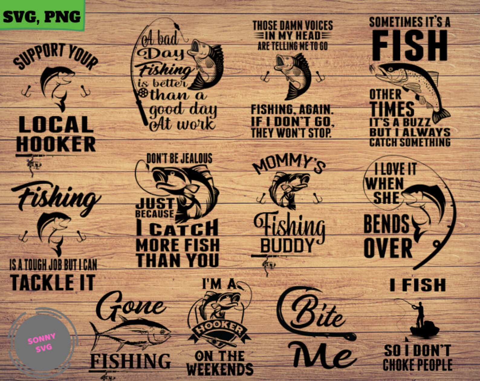 Fishing SVG Bundle 12 Fishing Lovers Svg fishing Quote Cut - Etsy