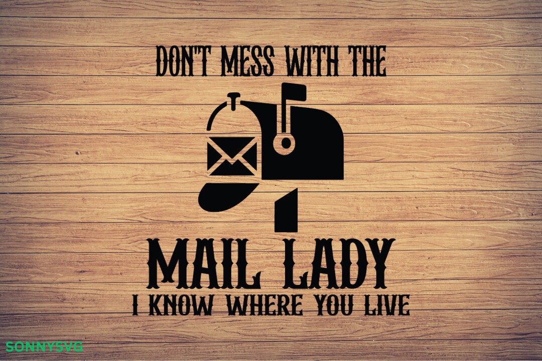 Mail Lady Mail Carrier Cool Mail Carrier Postal Worker Svg, Postman ...