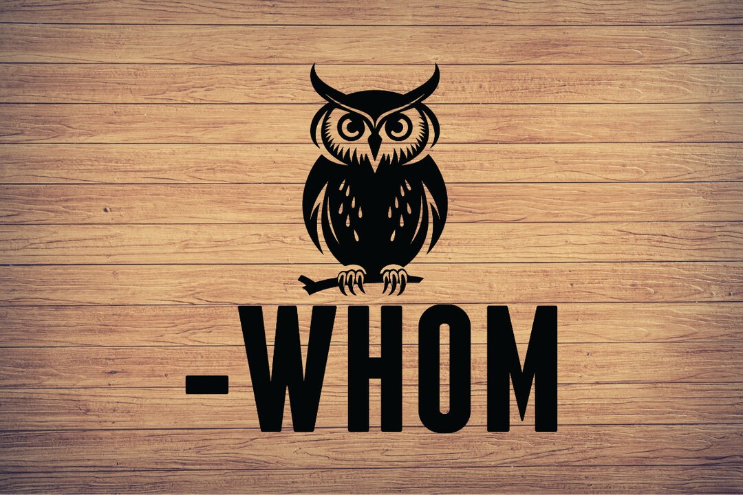 Whom Owl Svg Owl Svg Owl Svg Files Owl Cricut Owl Svg - Etsy