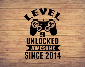 Level 16 Unlocked Birthday Svg, 16th Birthday, 16th Birthday of SVG ...