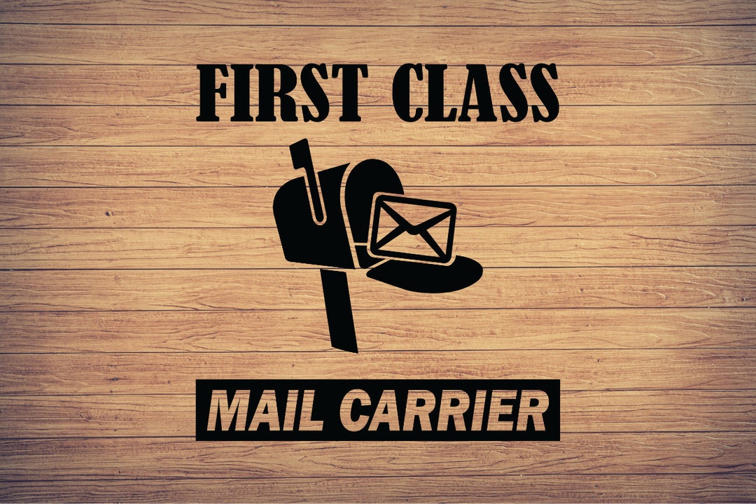 First Class Mail Carrier Svg, Postal Worker Svg, Postman Clipart, Mail ...