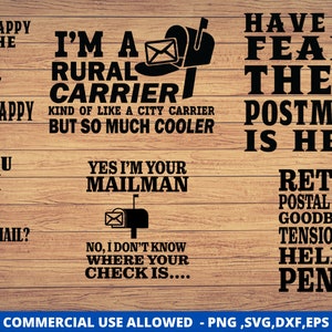 Postal Worker Bundle | Mail Carrier Svg | Postal Worker Svg | Postman ...