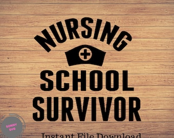 Graduate Nursing School Svg - Etsy
