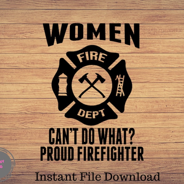 Firefighter Svg - Etsy