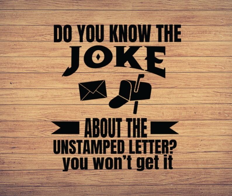 Do You Know the Joke Carrier Svg, Postal Worker Svg, Postman Mail ...