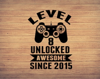 Level 16 Unlocked Birthday Svg, 16th Birthday, 16th Birthday of SVG ...