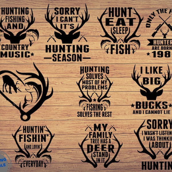 Svg Files for Cricut Hunting - Etsy