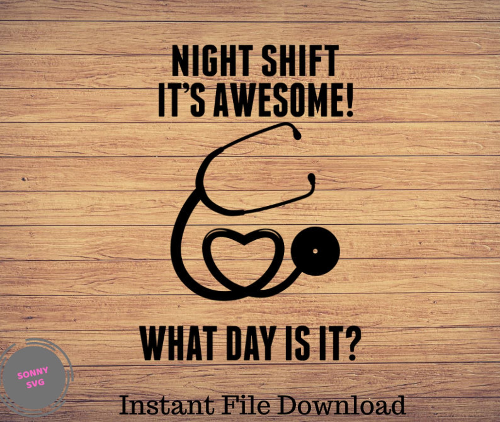 Night Shift Nurse Svg Nurse Svg Files for Cricut Svg Files - Etsy