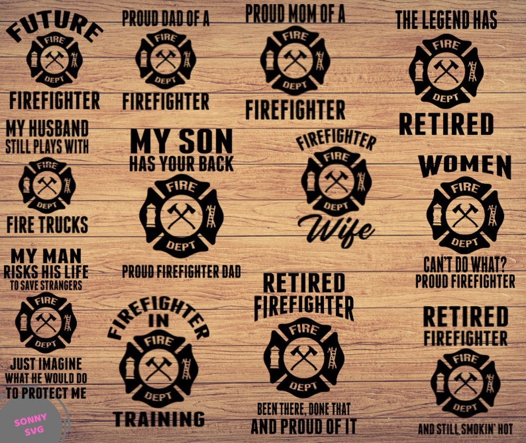 Firefighter 12 Svg Bundle, Son Firefighter Svg, Daughter Firefighter ...