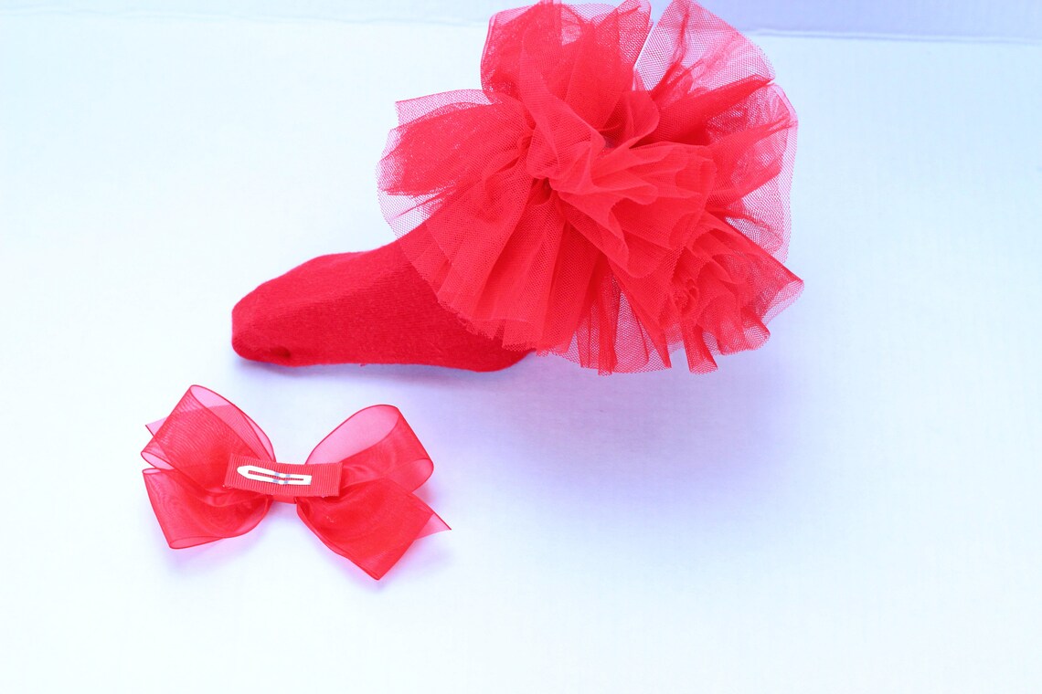 Oversized FLUFFY RUFFLE TUTU Socks Bows Set Perfect for Bat - Etsy