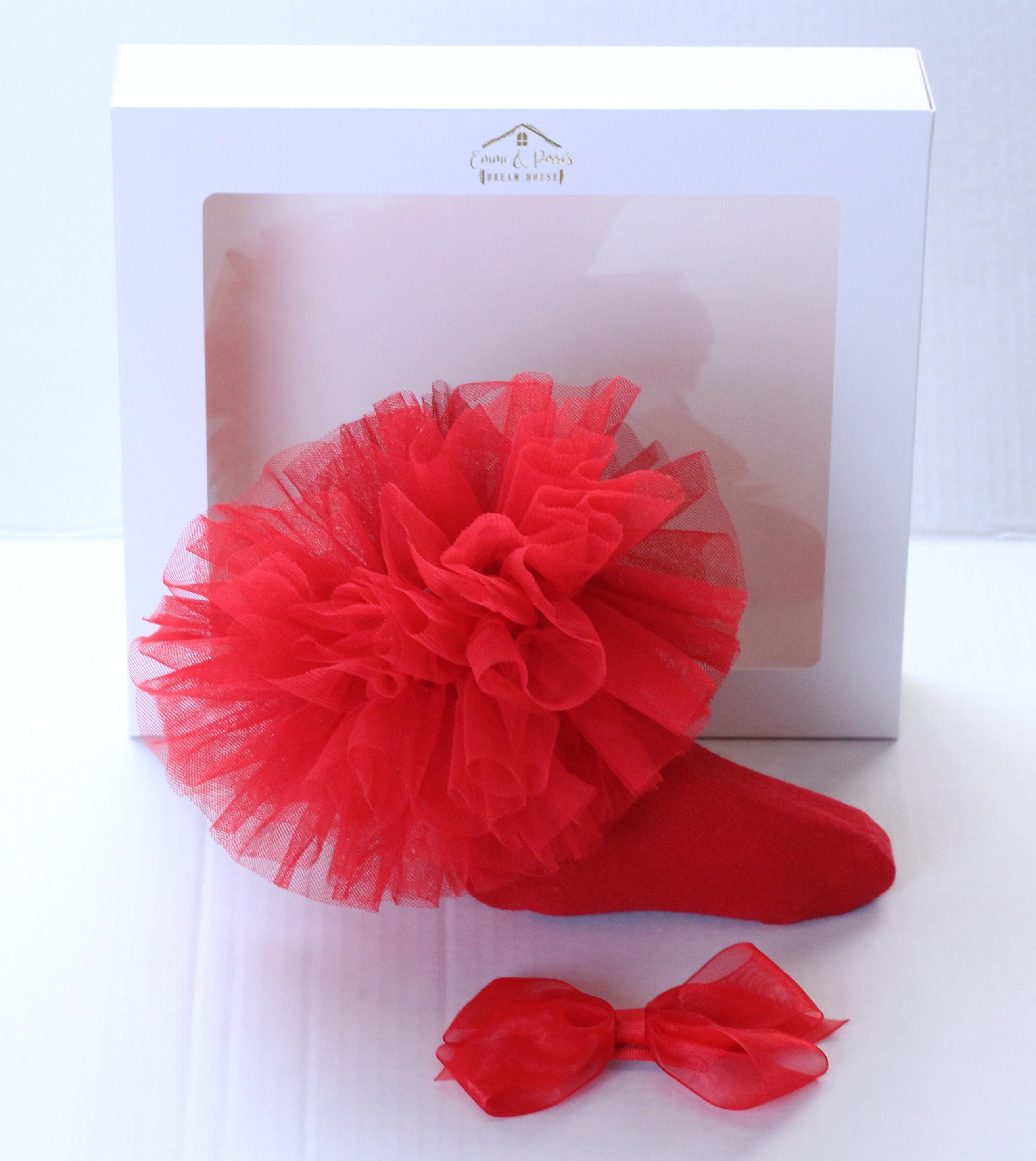 Oversized FLUFFY RUFFLE TUTU Socks Bows Set Perfect for Bat | Etsy