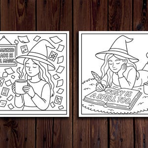 20 Cozy Witches Society Coloring Pages | Magical Witch Girl Coloring ...