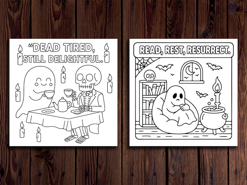 Cozy Haunted House Coloring Pages: Spooky-cute Halloween Designs (PDF ...