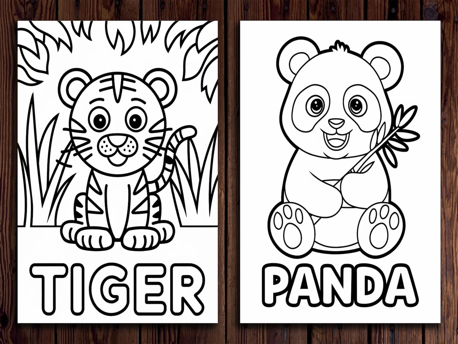Wild Animals Coloring Pages: 20 Fun Safari, Jungle & Forest Designs ...