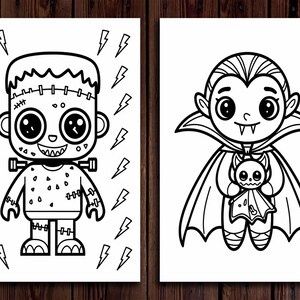 Kawaii Halloween Coloring Pages | 20 Cute and Spooky Designs for Kids ...