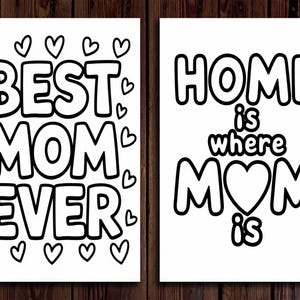 Mother’s Day Coloring Pages | 20 Beautiful and Heartwarming Designs ...