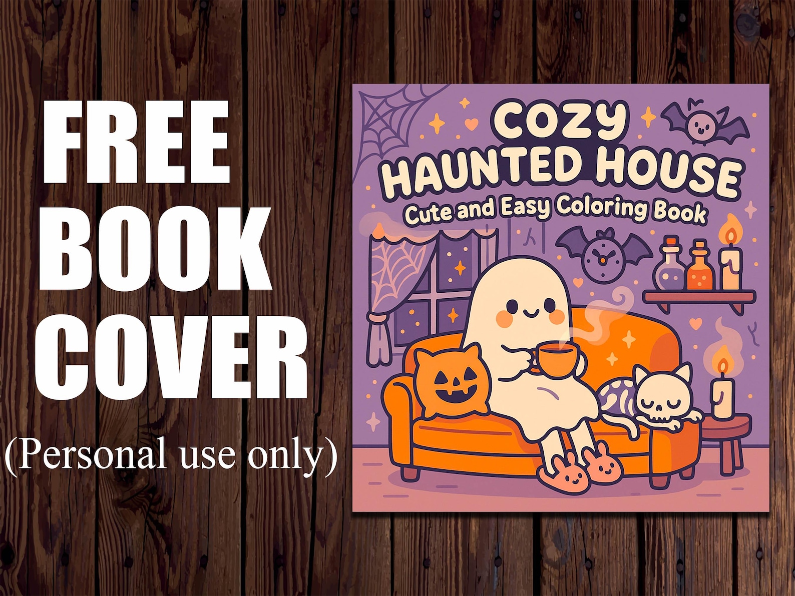Cozy Haunted House Coloring Pages: Spooky-cute Halloween Designs (PDF ...