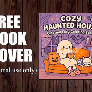 Cozy Haunted House Coloring Pages: Spooky-cute Halloween Designs (PDF ...