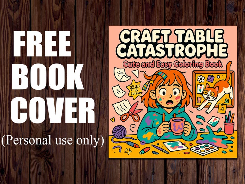 Messy Craft Room Coloring Pages: Creative Chaos for Art Girls - Etsy