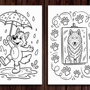 20 Wolf Coloring Pages Printable | Realistic, Cute & Howling Forest ...