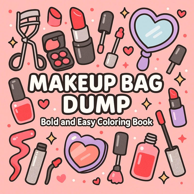 Cute Girly Coloring Books - Etsy