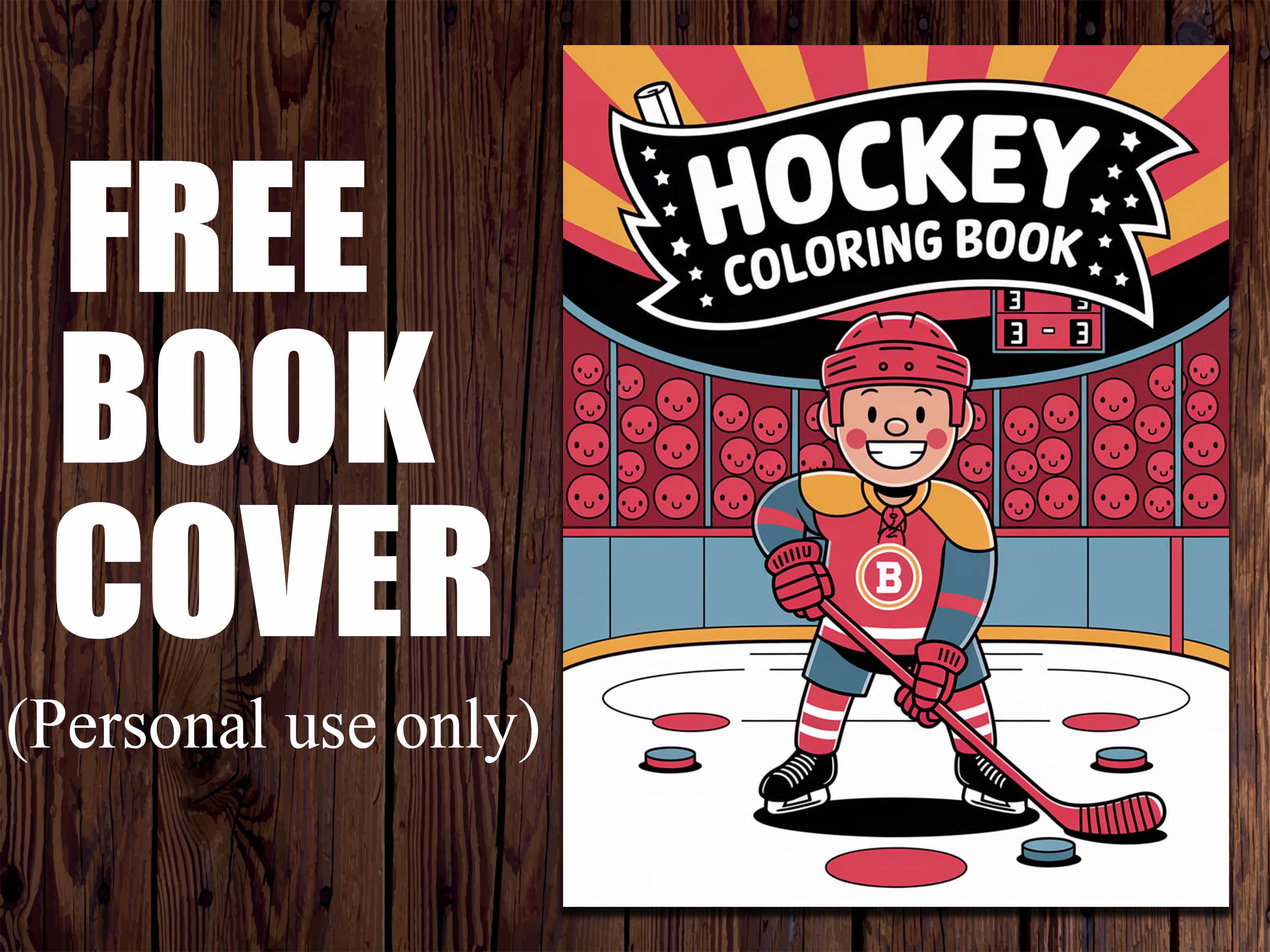 Hockey Coloring Pages: Winter Sports Activity (PDF Download) - Etsy