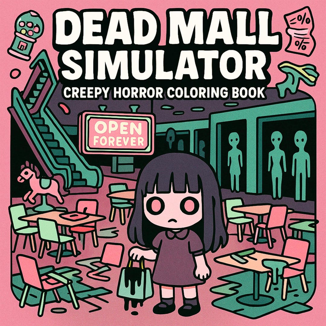 Dead Mall Simulator – 20 Liminal Horror Pages of Haunted Stores, Moving ...
