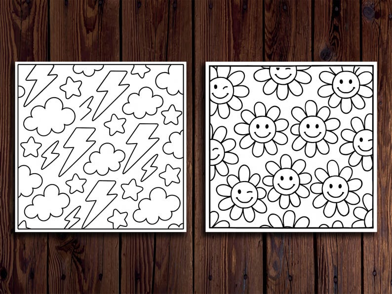 Relaxing Patterns Printable Coloring Pages – 20 Calm Abstract ...