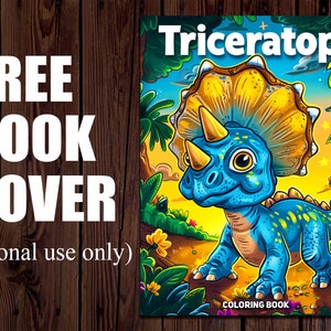 Triceratops Coloring Pages for Kids & Adults, Jurrasic Dinosaurs ...