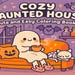 Cozy Haunted House Coloring Pages: Spooky-cute Halloween Designs (PDF ...