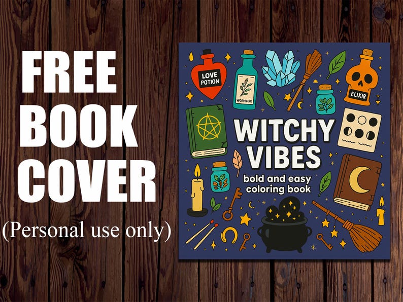 Witch Coloring Pages | Cozy Witch Coloring Book | Printable Potions ...