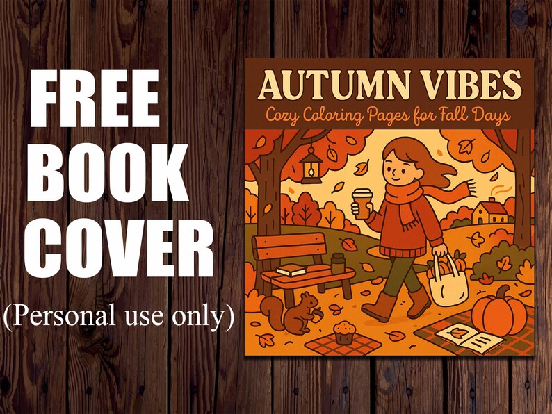 Cozy Autumn Coloring Pages: Fall Scenes Printable (digital Download) - Etsy