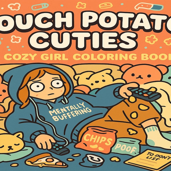 Coloring Book Lazy - Etsy