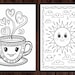 Doodle Coloring Pages: 20 Whimsical Designs for Stress Relief (digital ...