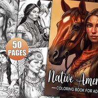 Wild Women of the Woods Coloring Book, Instant Download, Printable ...