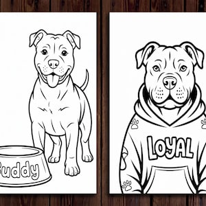 20 Pitbull Coloring Pages Printable | Cute & Realistic Pitbull Puppies ...