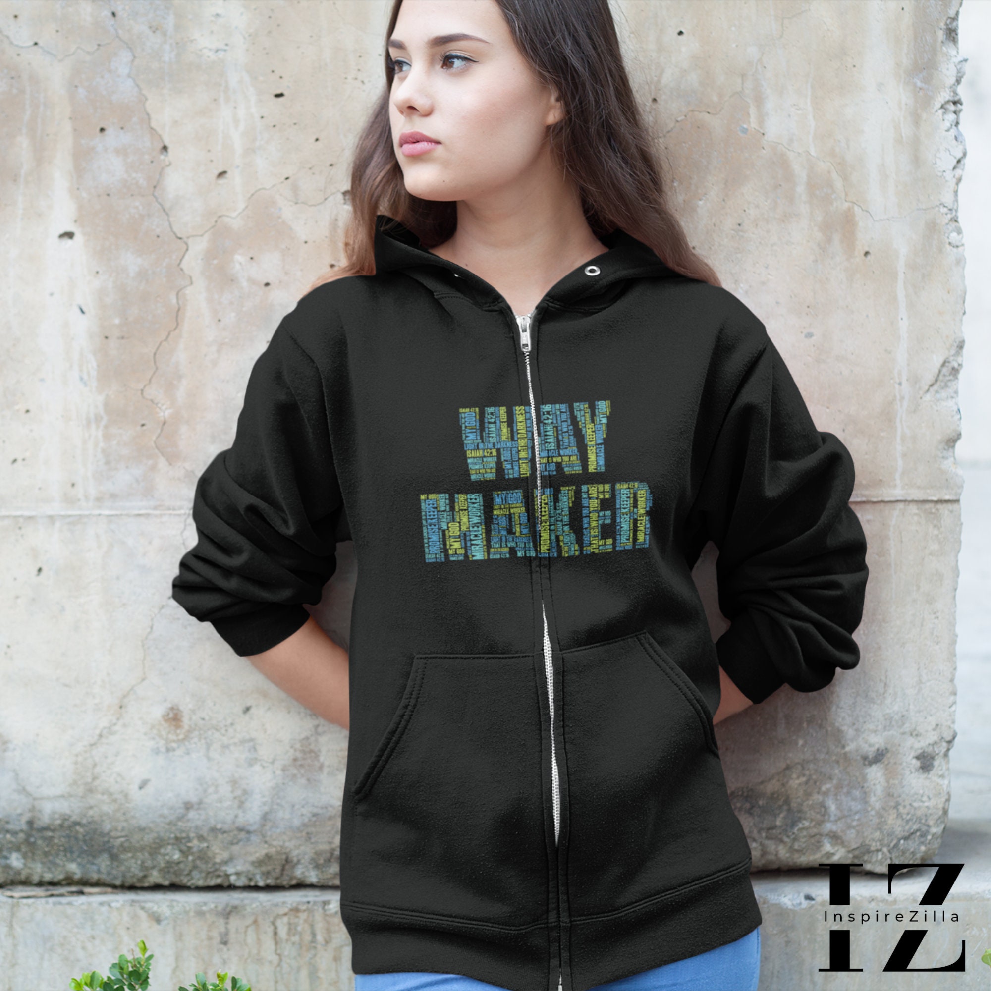 WAYMAKER Shirt Christliche Hoodies Zip Up Hoodie - Etsy.de