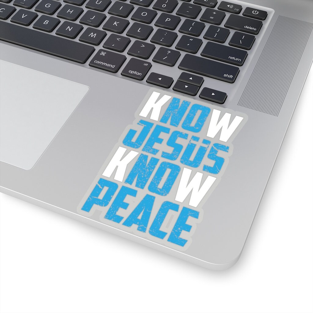 Laptop Stickers, No Jesus No Peace, Cute Stickers, Christian Gifts ...