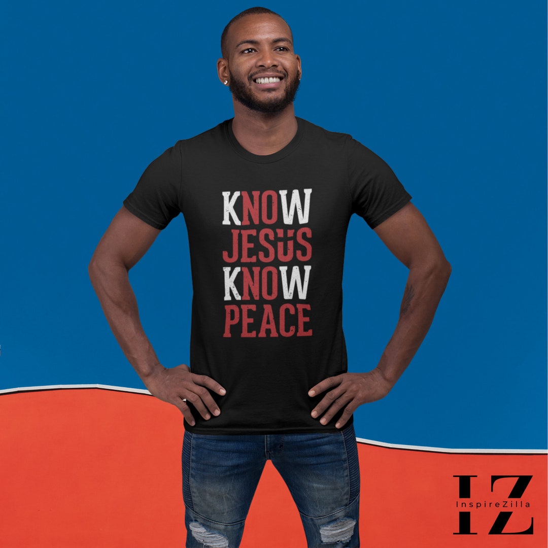 Christian Shirts, No Jesus No Peace, Christian T Shirts, Faith Shirt ...