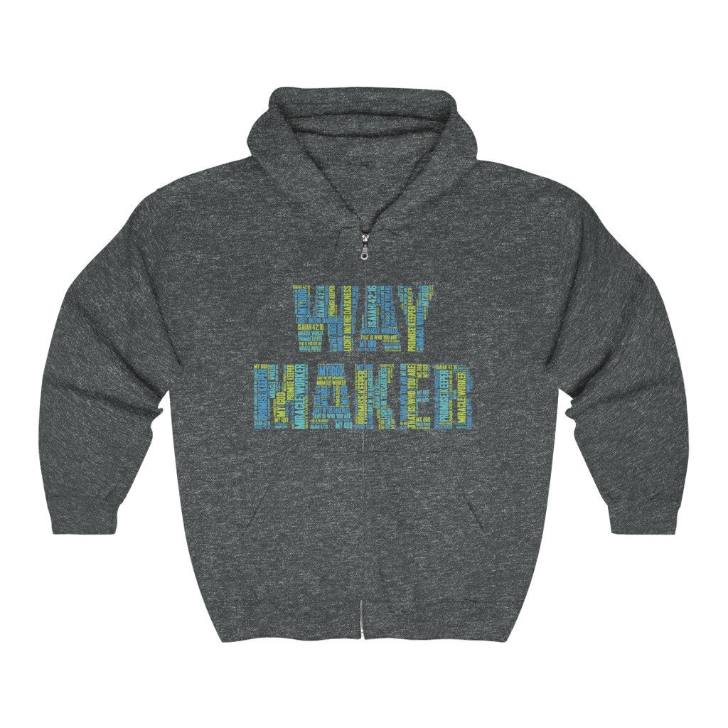 WAYMAKER Shirt Christliche Hoodies Zip Up Hoodie - Etsy.de