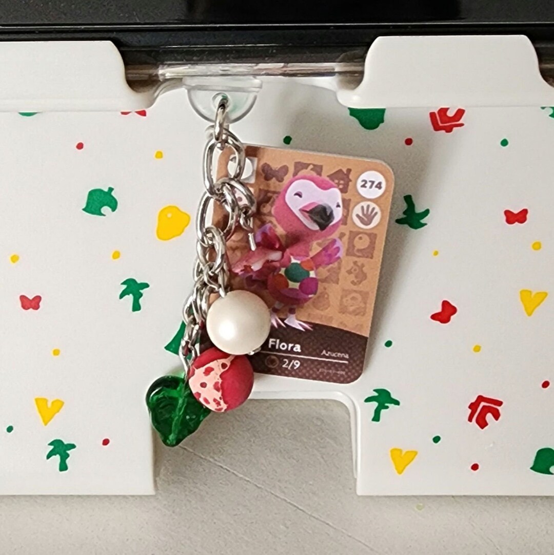 Animal Crossing Keychain: Mini Amiibo Charm Dangle Dust Plug - Etsy