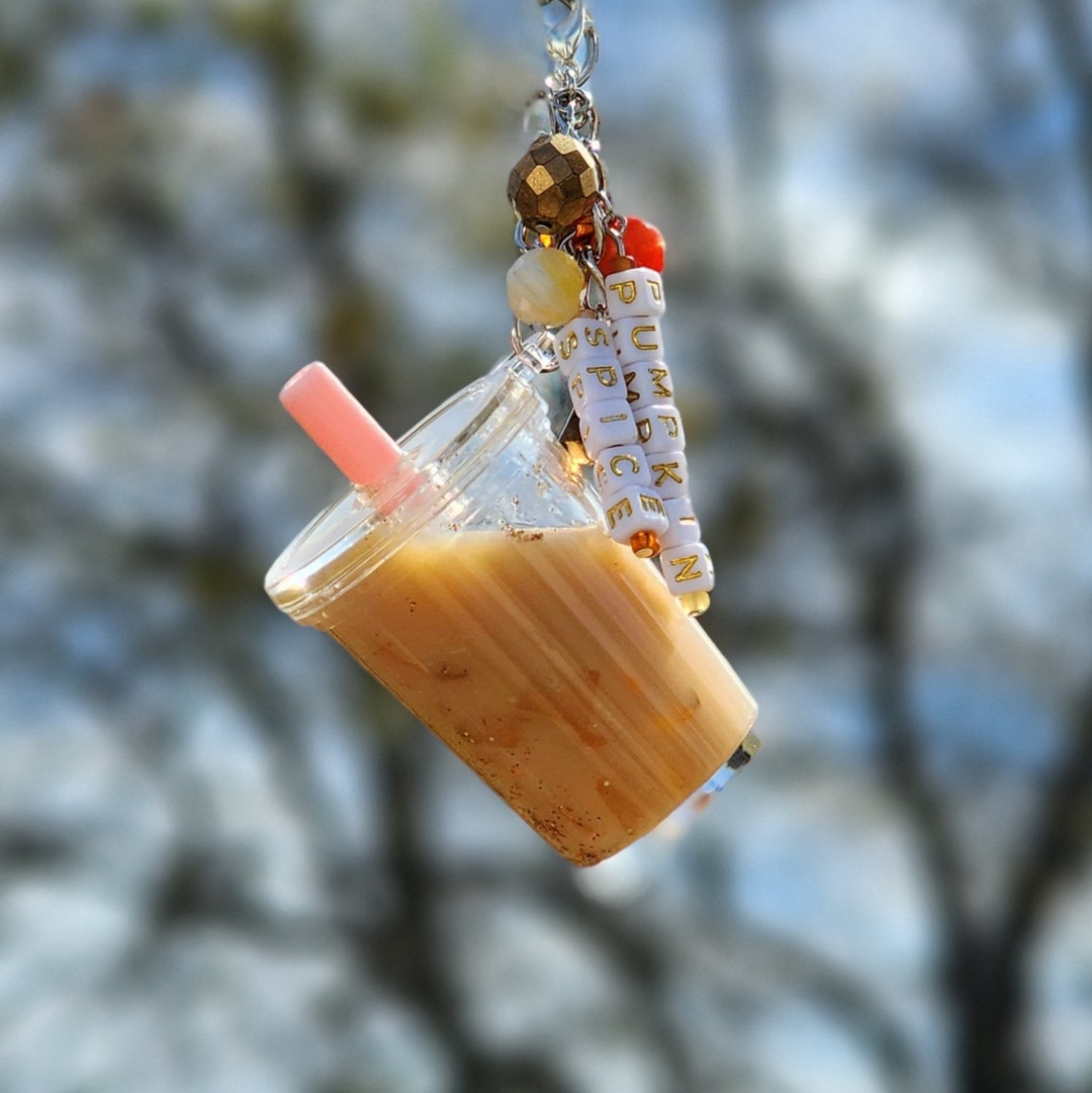 Personalized Pumpkin Spice Latte Keychain: Coffee Lover Gift - Etsy
